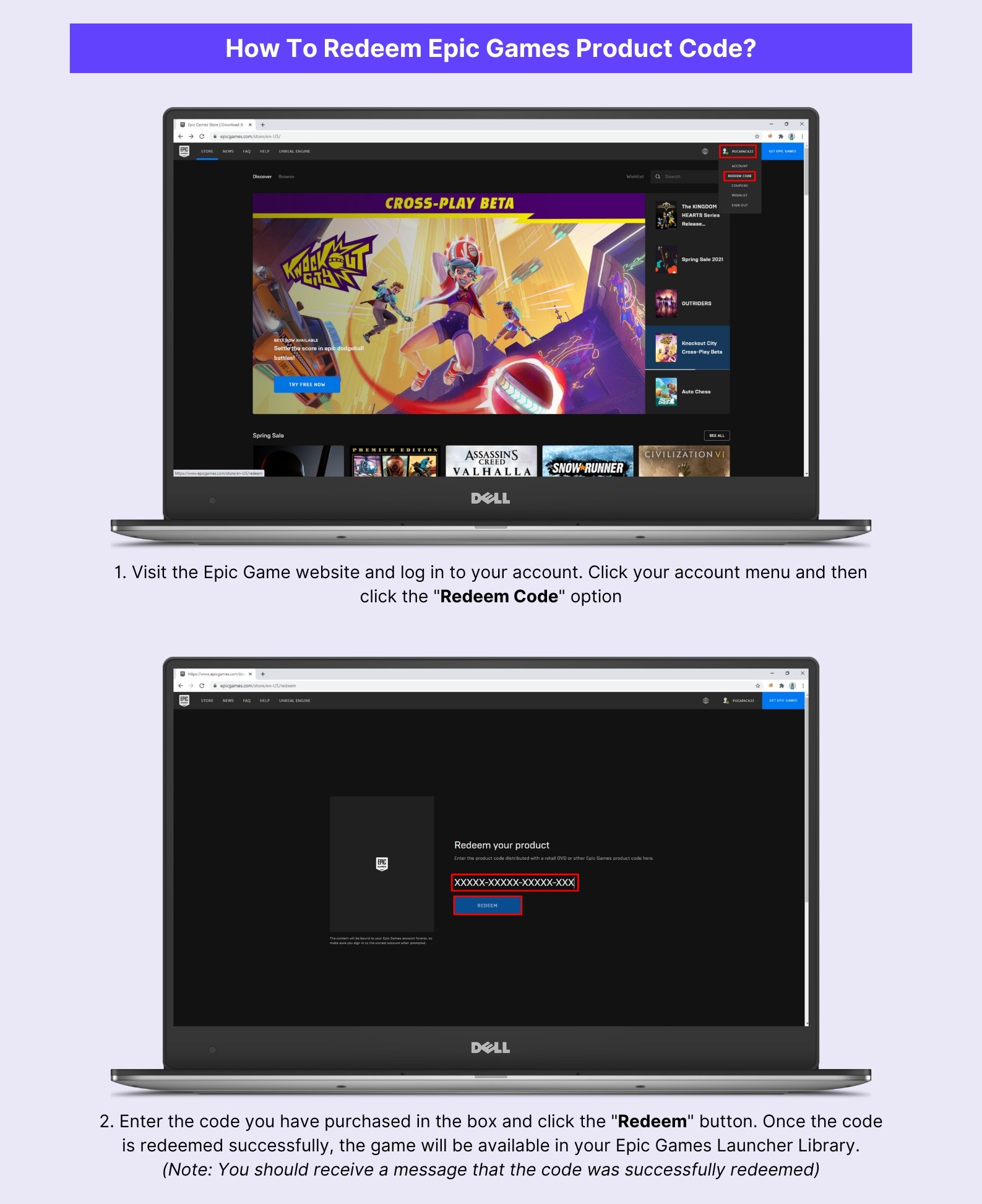 How To Redeem Epic Games Product Code? – Codashop Malaysia