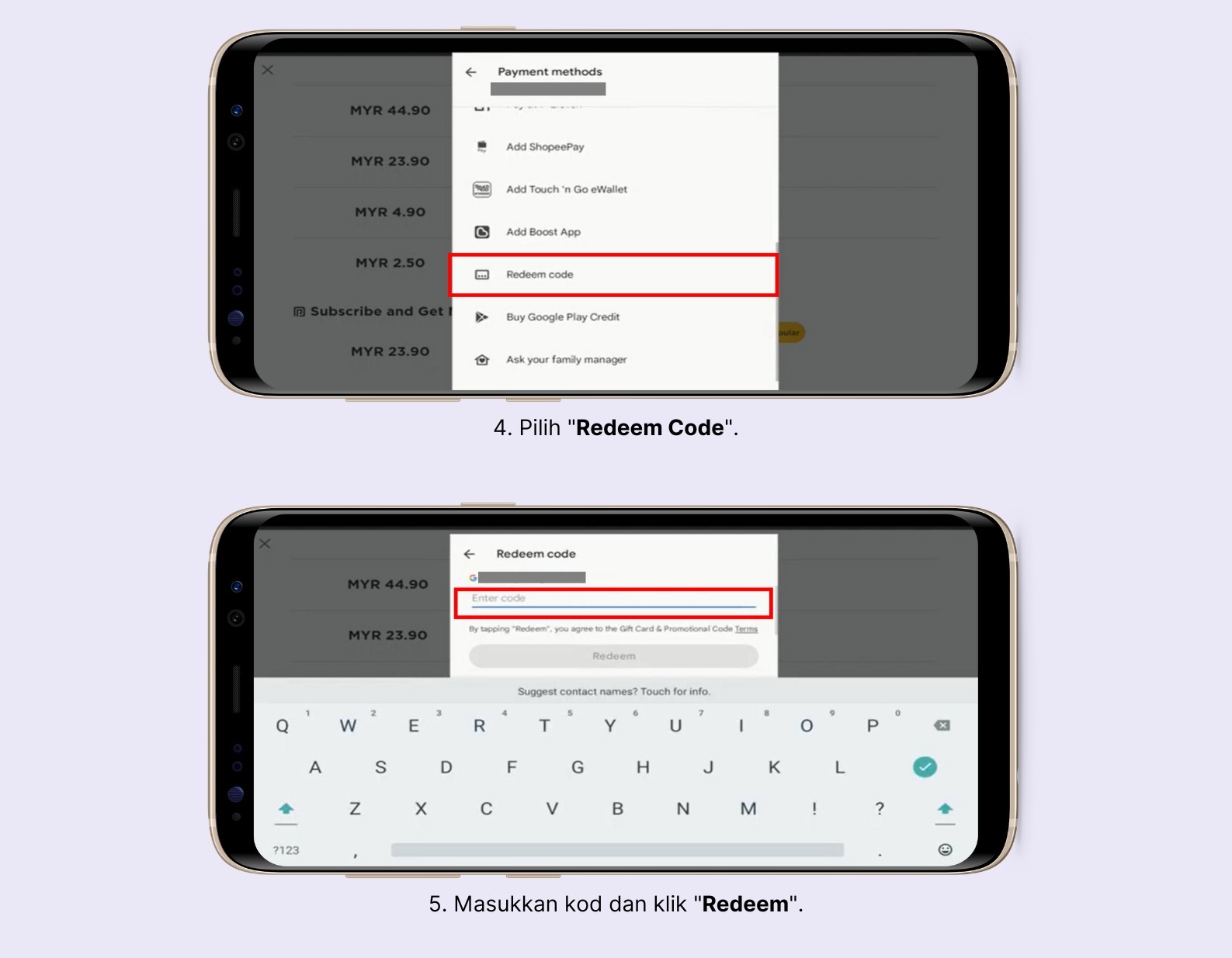 Bagaimana cara membeli Robux untuk Roblox menggunakan Kod Google Play ...