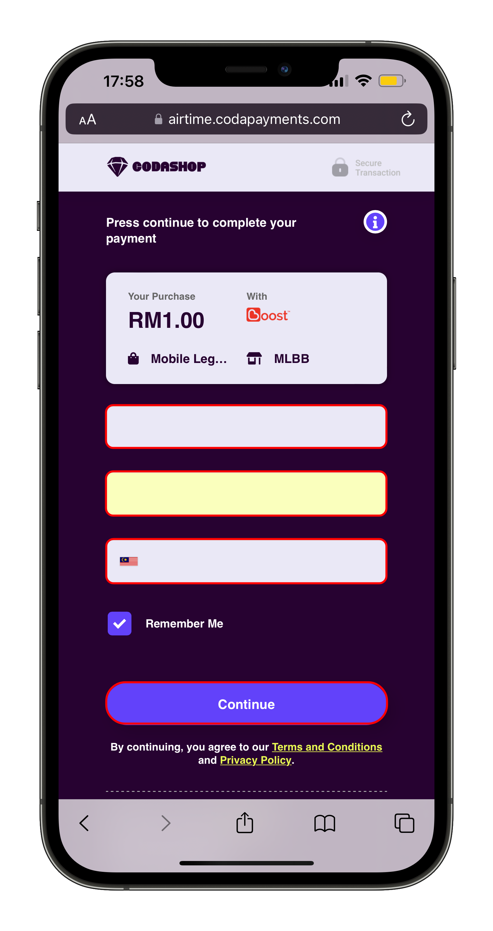 How To Make A Payment With Boost – Codashop Malaysia