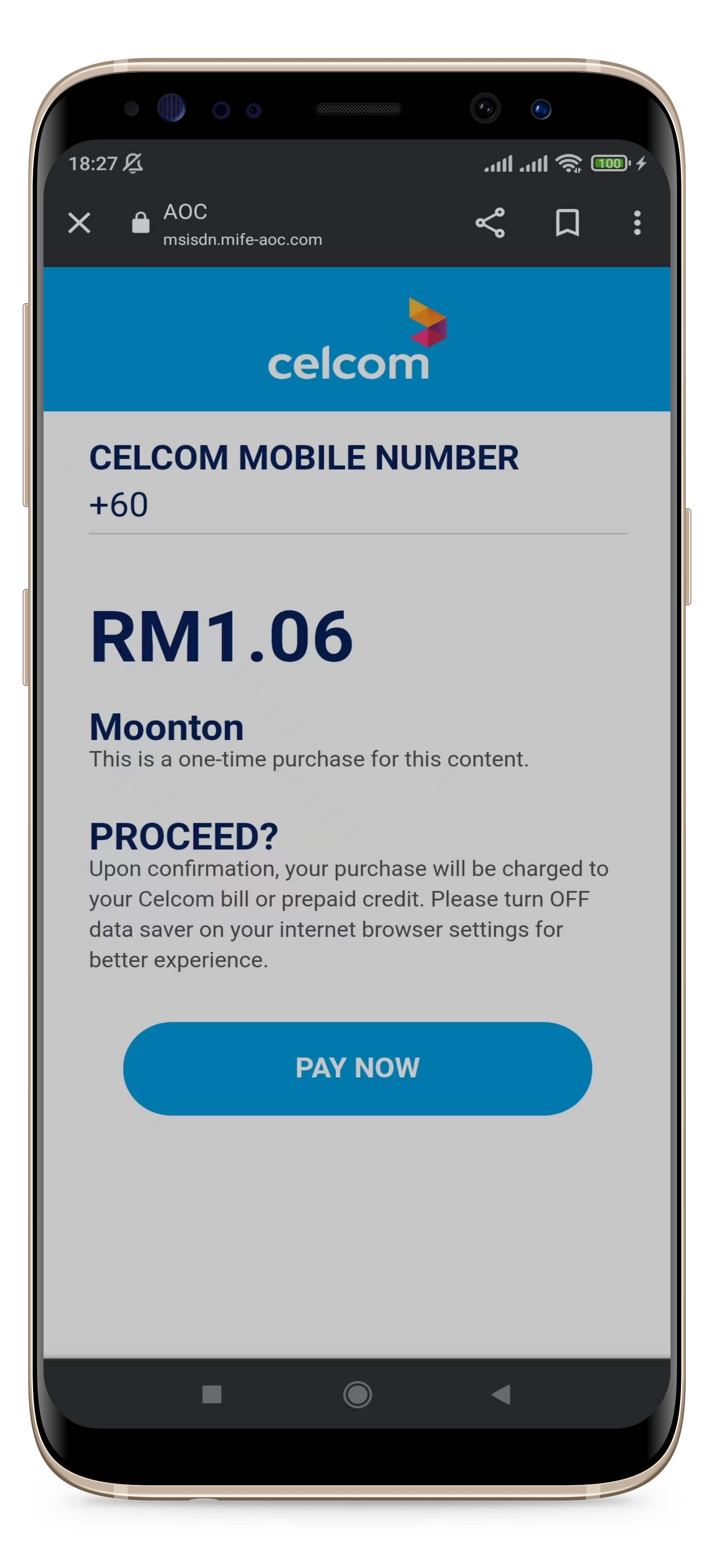 How to Make a Payment With Celcom – Codashop Malaysia