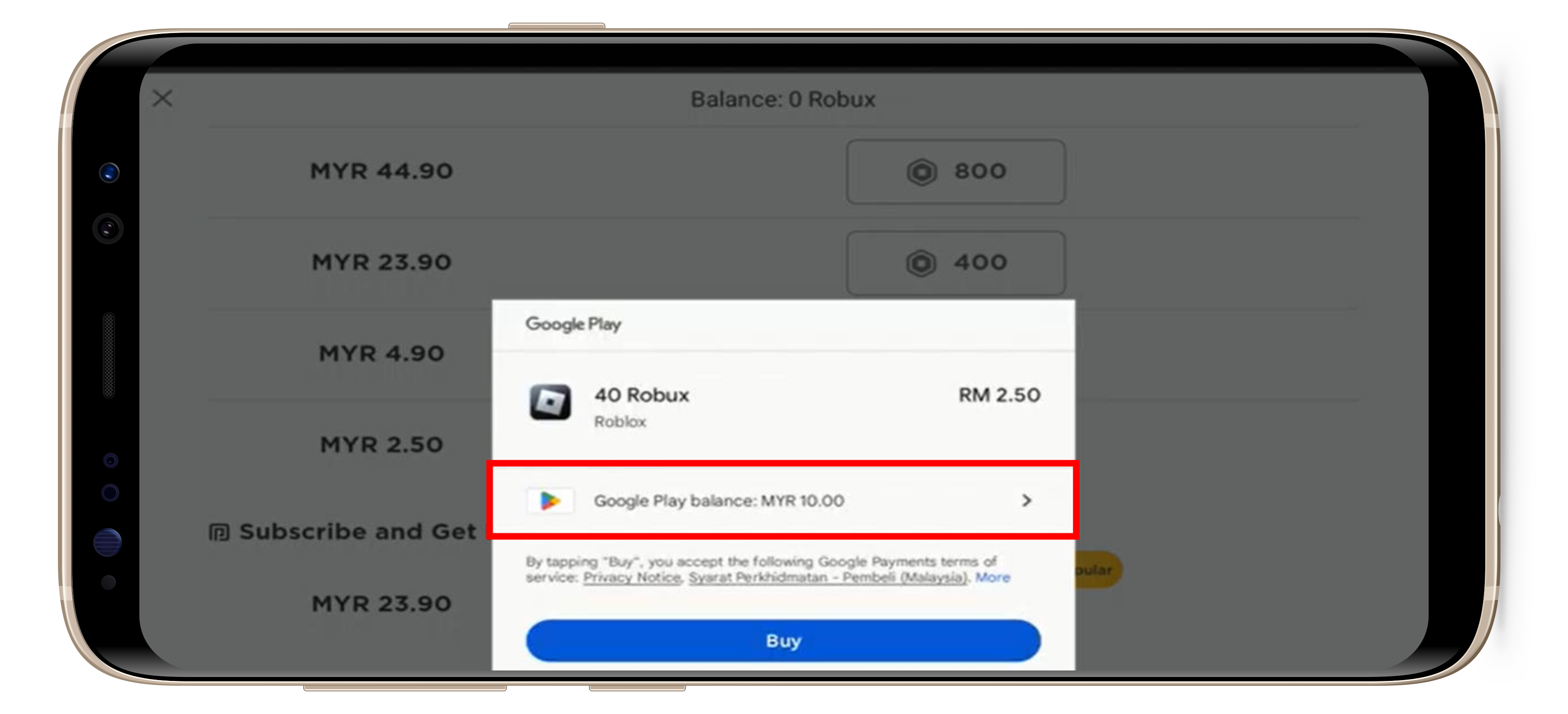 Bagaimana cara membeli Robux untuk Roblox menggunakan Kod Google Play ...